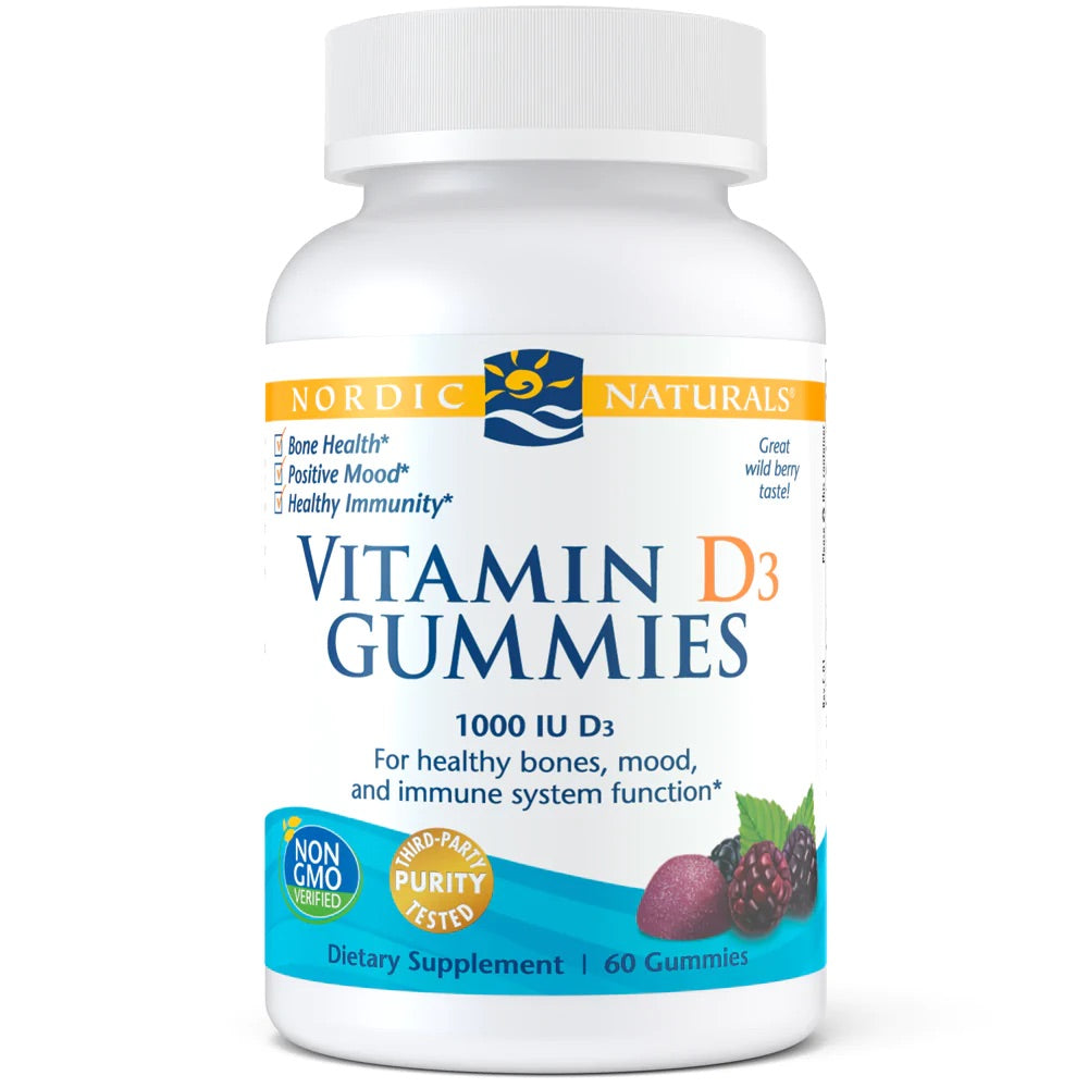 Nordic Naturals Vitamin D3 Gummies 1000IU – Azikho